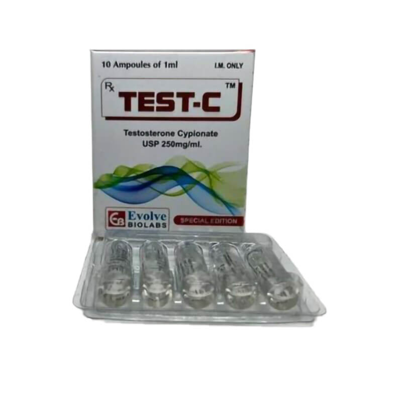 Testosterone Cypionate 250mg/ml (1 ml) - Evolve Biolabs | UPsteroid ...